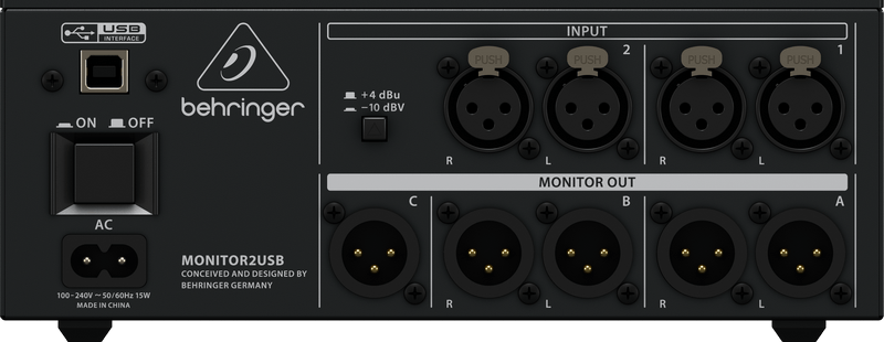 Контроллер для системы студийного мониторинга Behringer MONITOR2USB ...