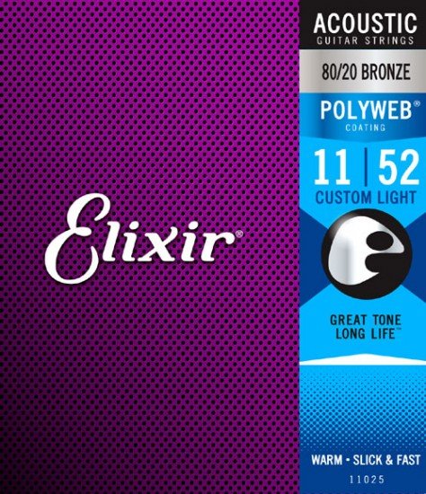 Струны для акустической гитары Elixir 11025 11-52: купить в Минске и ...