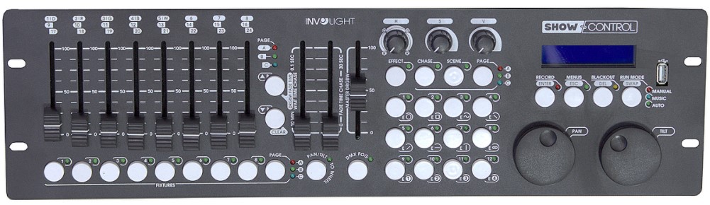 DMX контроллер Involight SHOWControl: купить в Минске и Беларуси | цены и отзывы на MusicMarket