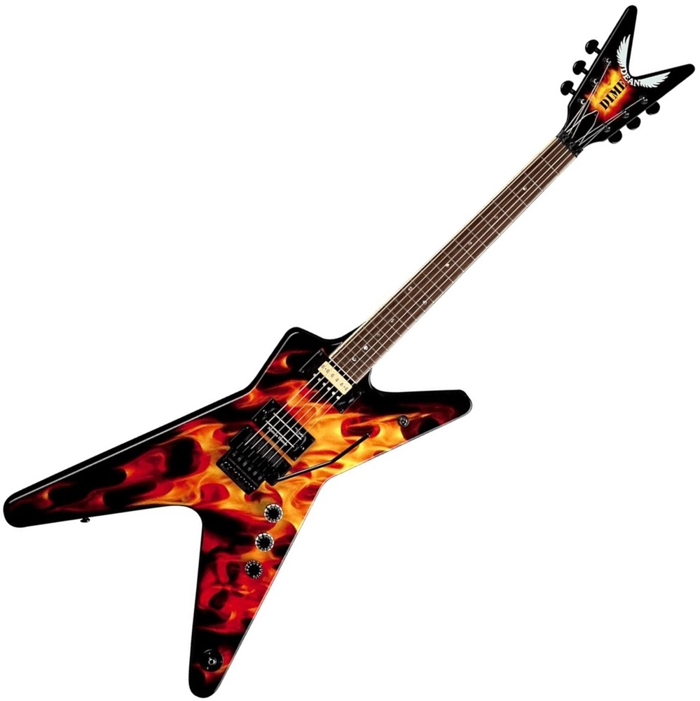 Электрогитара Dean Dimebag Dime O Flame ML: купить в Минске и Беларуси ...