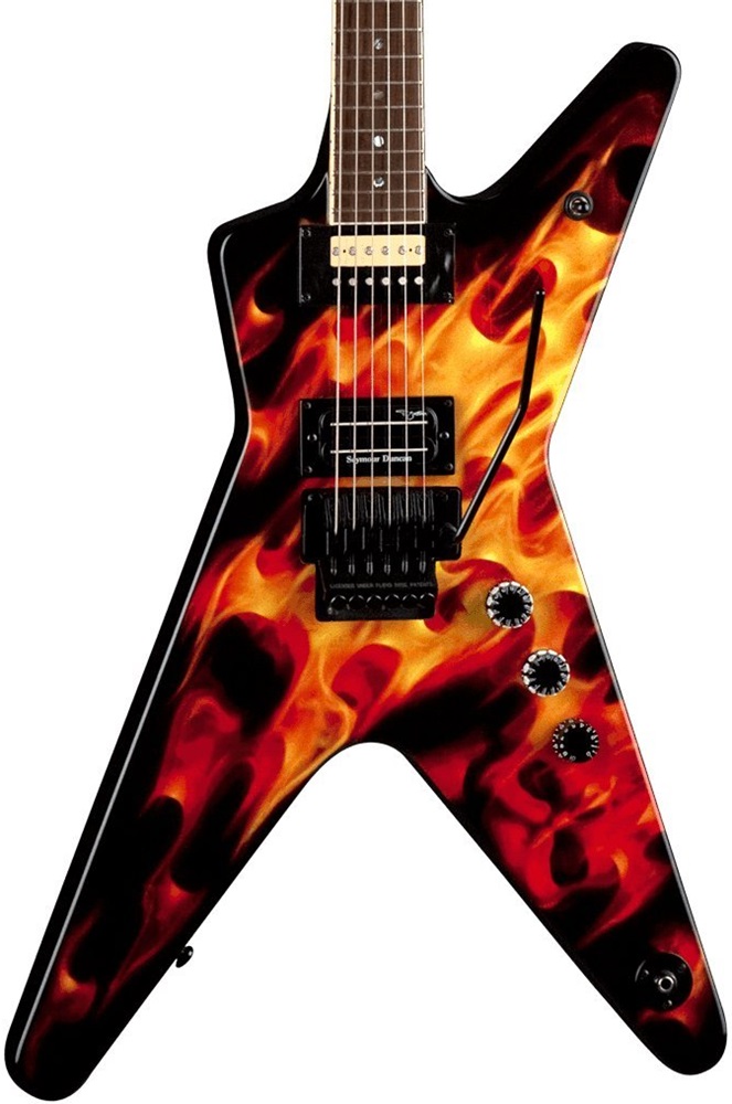 Электрогитара Dean Dimebag Dime O Flame ML: купить в Минске и Беларуси ...